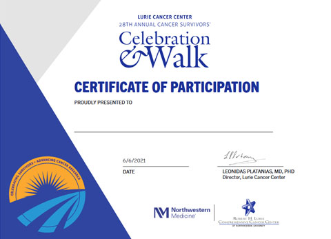Downloads | Cancer Survivors' Celebration & Walk | Lurie Cancer Center ...